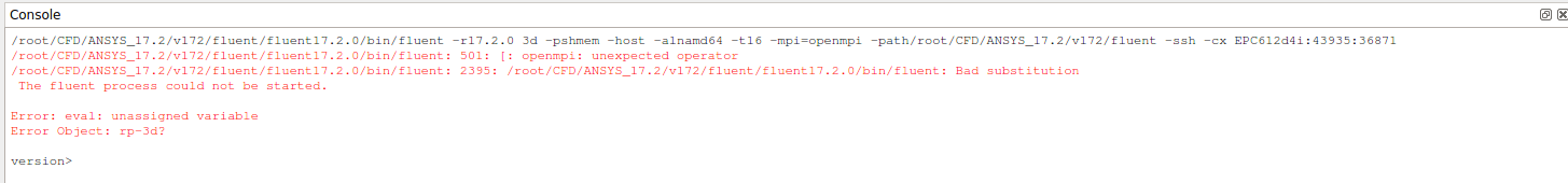 请教Ubuntu下fluent 17.2 MPI报错原因及解决方法